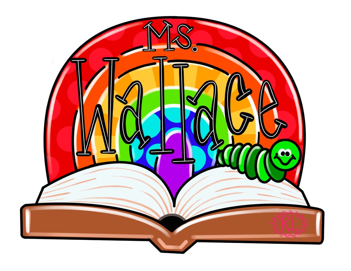 TEMPLATE Teacher Door Hanger Template Rainbow Door Hanger - Etsy