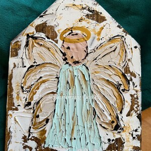 Hand Painted Nativity Ornament Set of 4, Wooden Manger Bundle ...