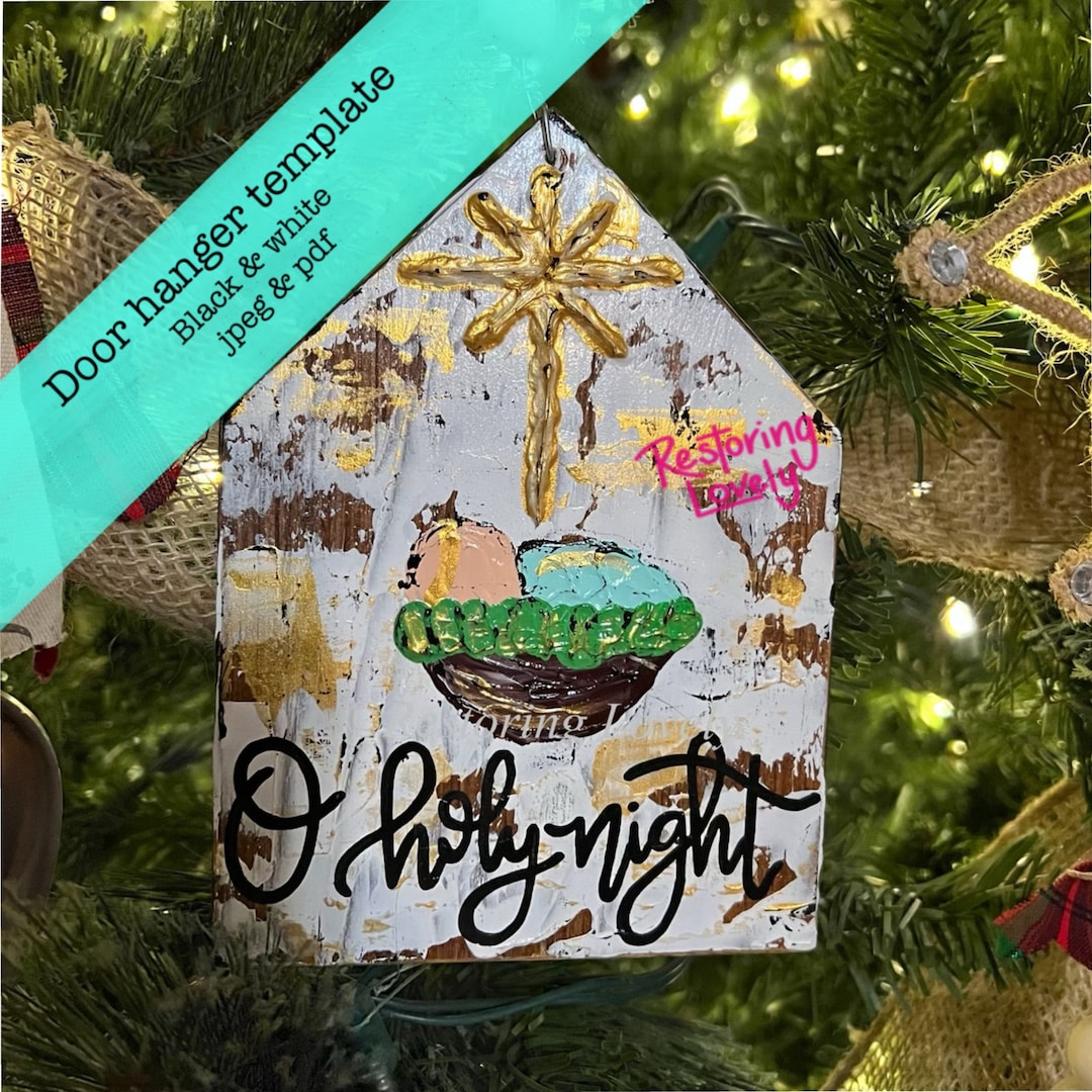 Template, Nativity Template, Manger Template, Christmas Ornament ...