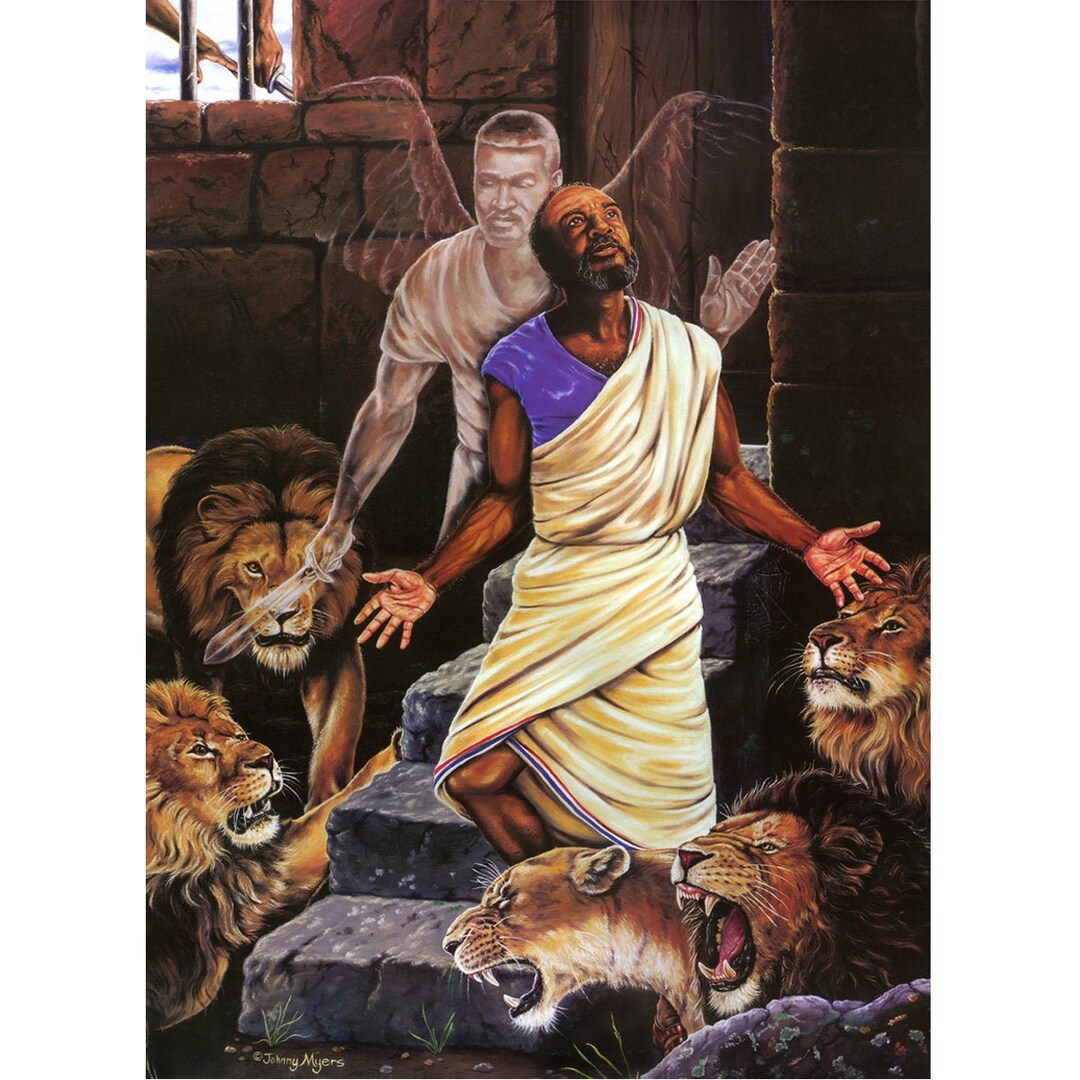 Deliverance of Daniel: Canvas 24" X 36" - Etsy