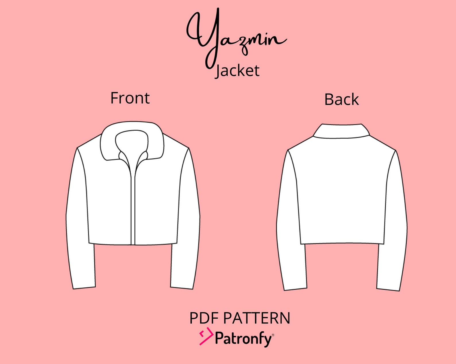 Yazmin Jacket PDF Sewing Pattern Oversized Jacket Pattern - Etsy Canada