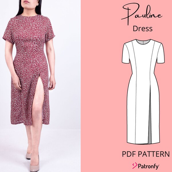 Dress With Side Slit - Etsy