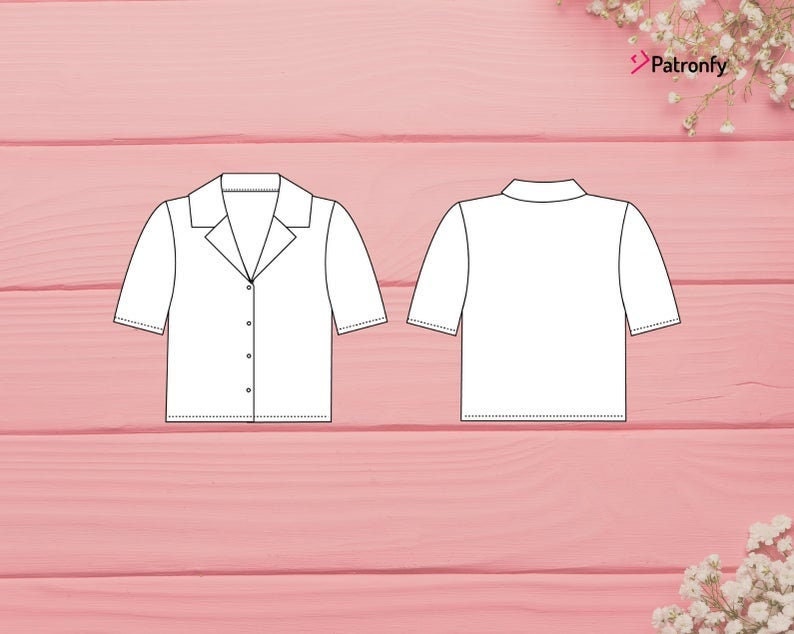 Susan Blouse PDF Sewing Pattern Blouse Pattern 6 SIZES - Etsy