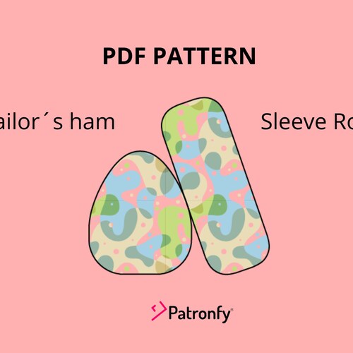 Tailors Ham and Sleeve Roll PDF Sewing Pattern Tailors Ham - Etsy