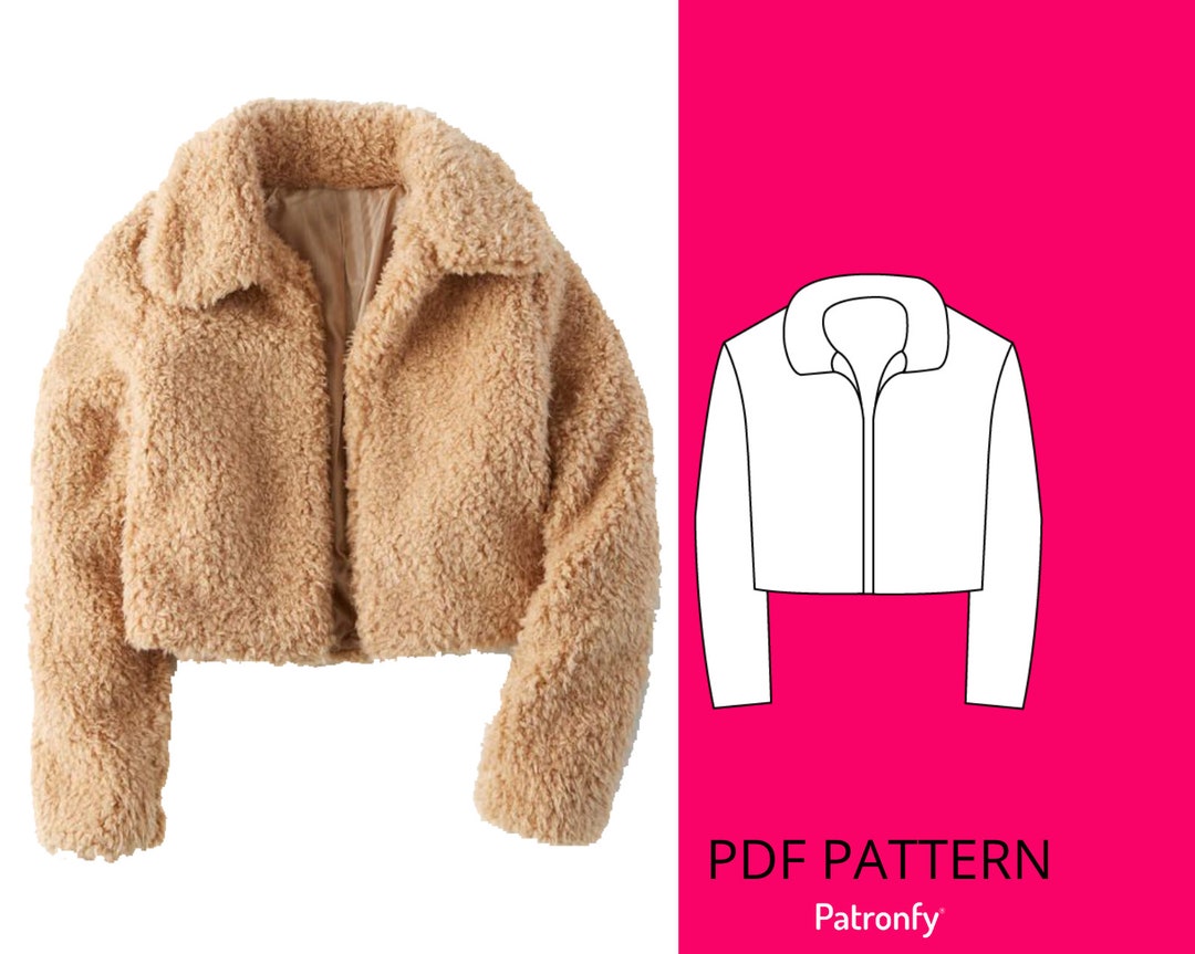 Yazmin Jacket PDF Sewing Pattern Oversized Jacket Pattern - Etsy Canada