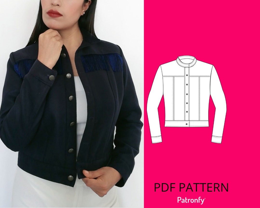 Adriana Jacket PDF Sewing Pattern Jacket or Blazer Women - Etsy