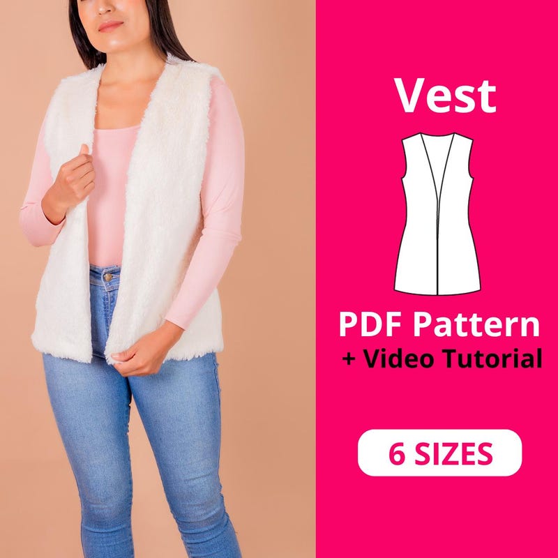 Fur Vest Pattern - Etsy