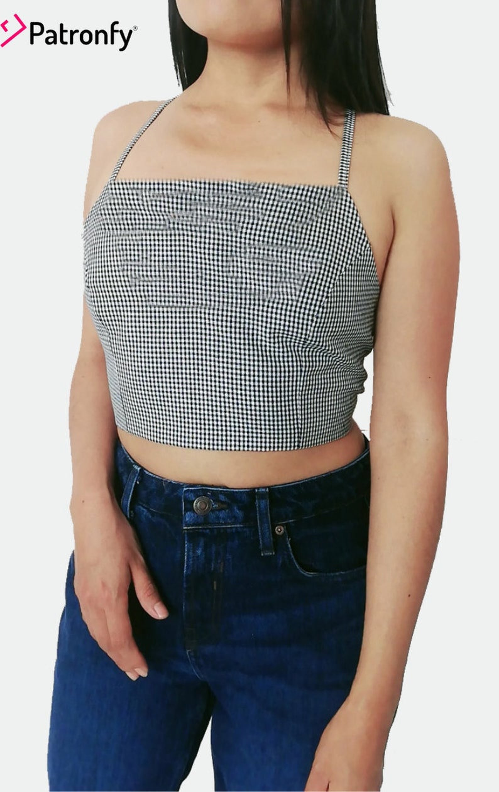 Michelle Open Back Top PDF Sewing Pattern 6 SIZES - Etsy