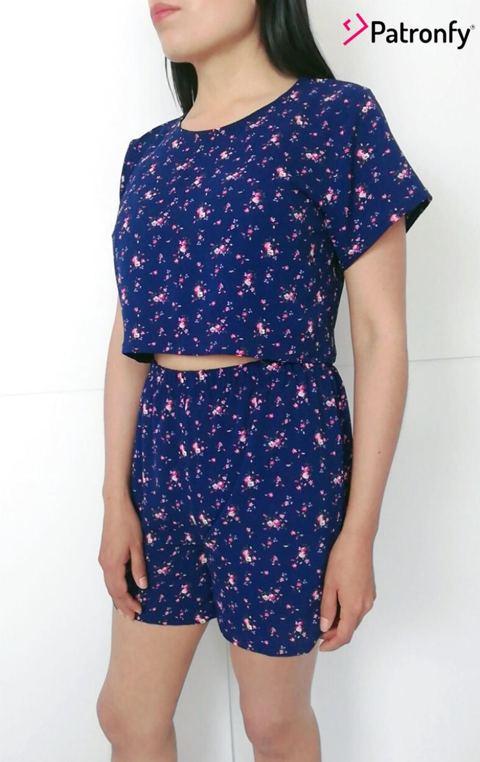 Dora Crop Top PDF Sewing Pattern Crop Top Pattern 6 | Etsy