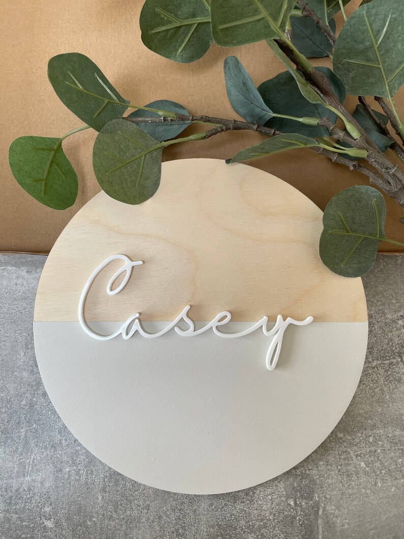 Personalised Name Plaques Wall Art Wooden Name Sign Nursery - Etsy UK