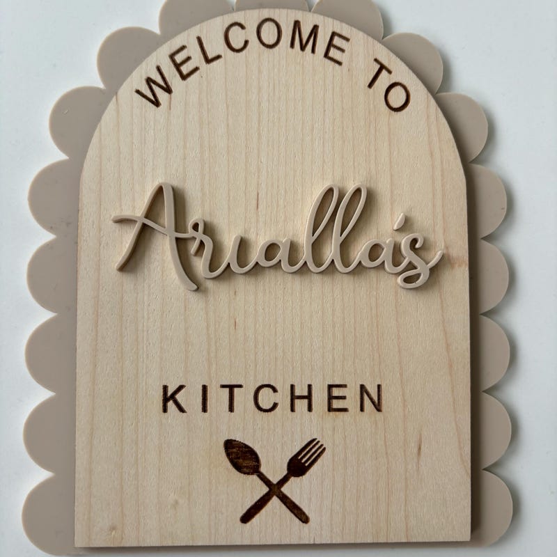 Wooden Kitchen Signs - Etsy UK