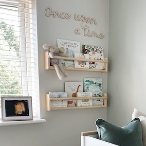 Once Upon a Time Signage, Wall Art, Wooden/ Acrylics Name Sign, Nursery ...