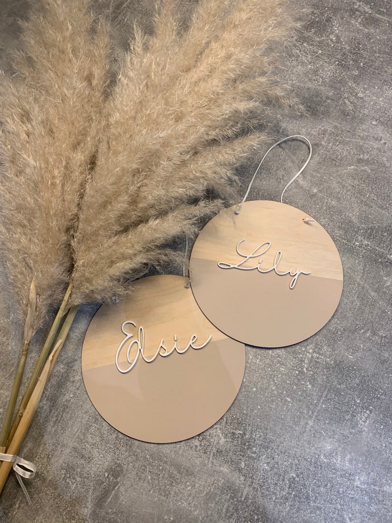 Personalised Name Plaques, Wall Art, Wooden Name Sign, Nursery Decor ...
