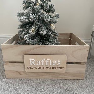 Christmas Crate/ Box Sign / Special Delivery Sign - Etsy