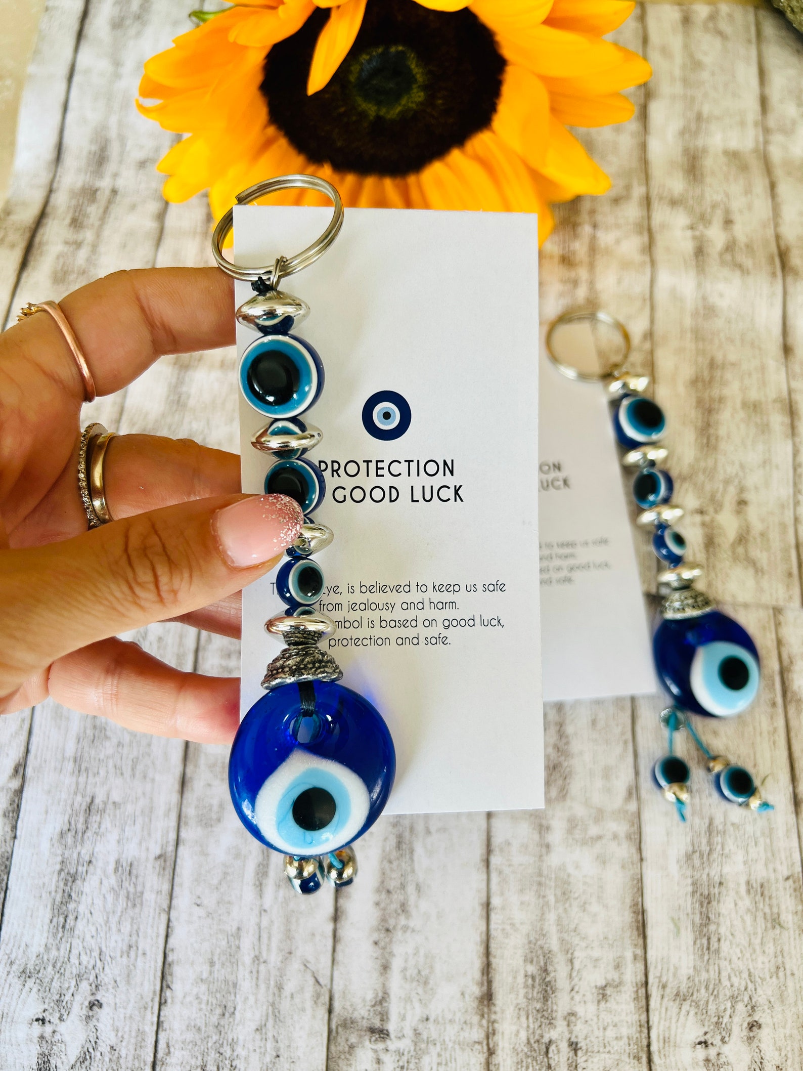 Evil Eye Keychain, Gift Ideas, Evil Eye Gift, Bag Charm, New Home Gift ...