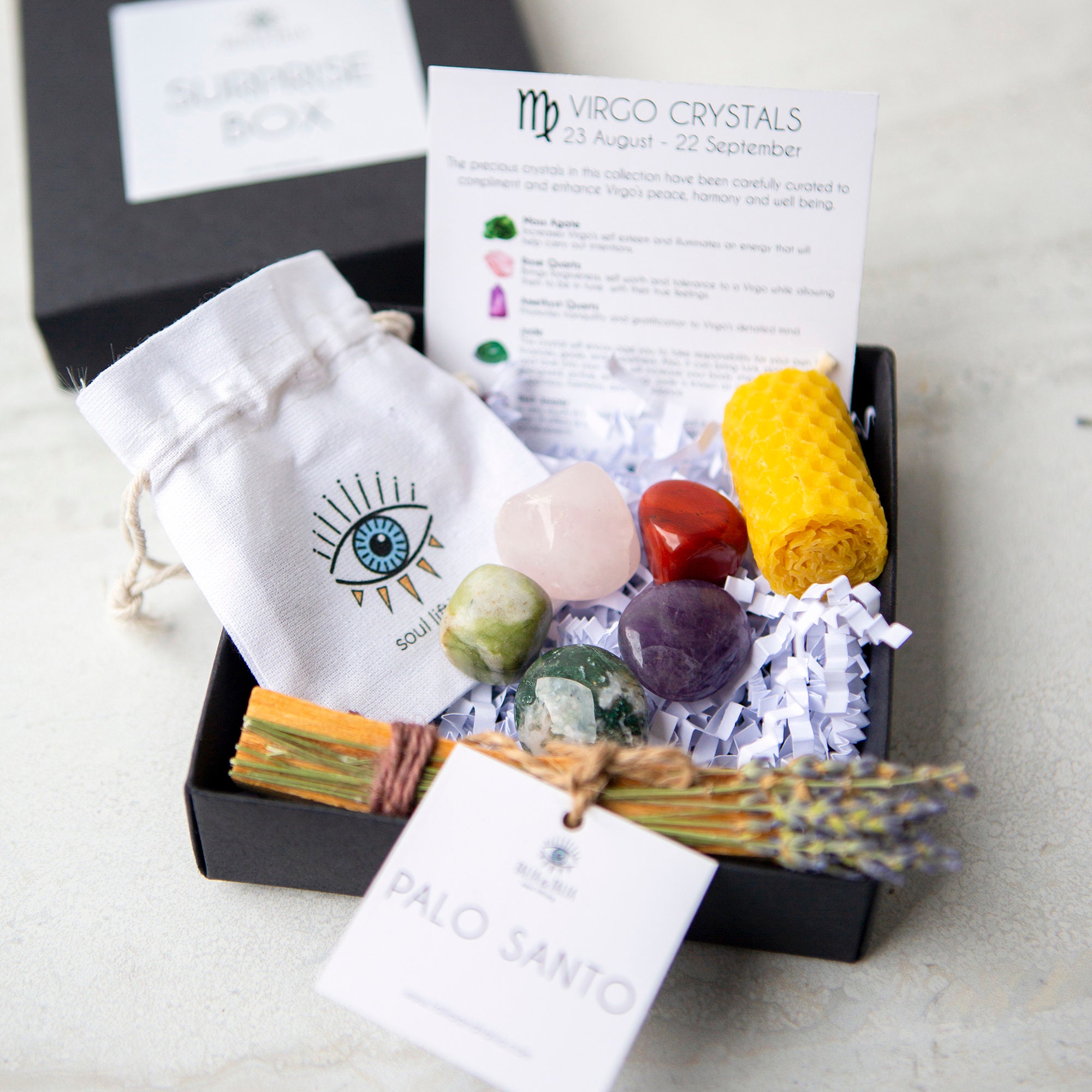 VIRGO Zodiac Crystal Set Virgo Birthstone Stone Gift Zodiac - Etsy