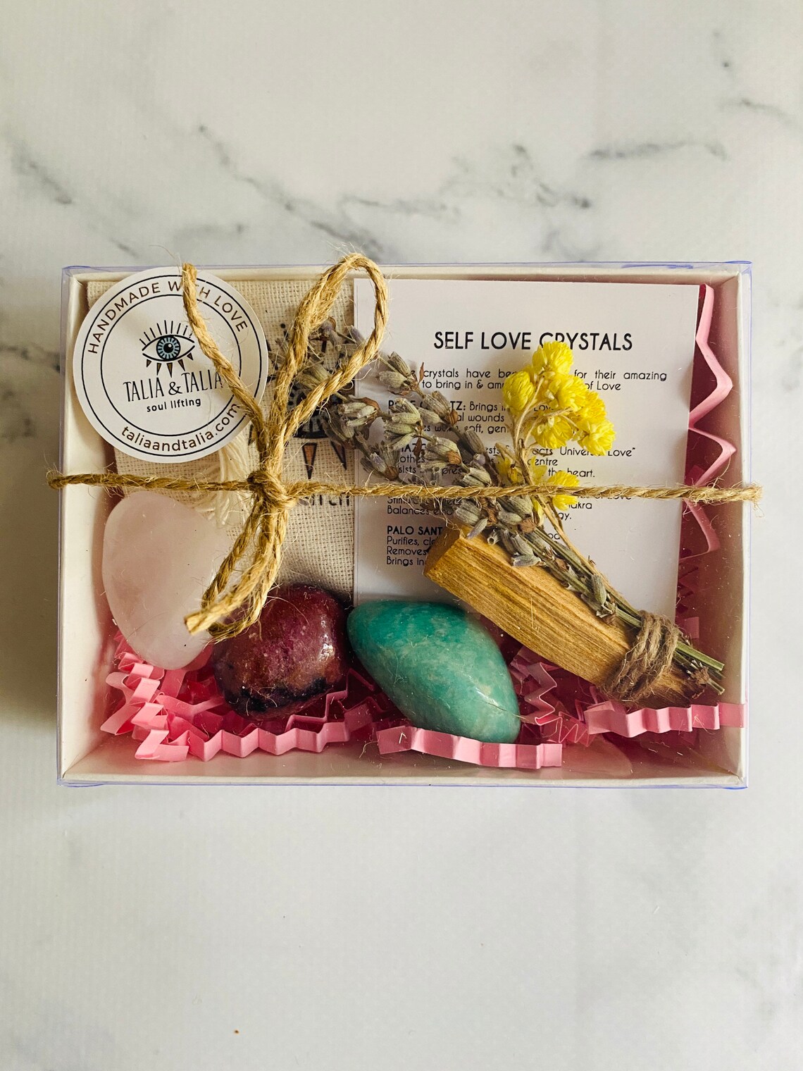 Self Love Crystal Set Love Crystals Crystal Healing Set - Etsy