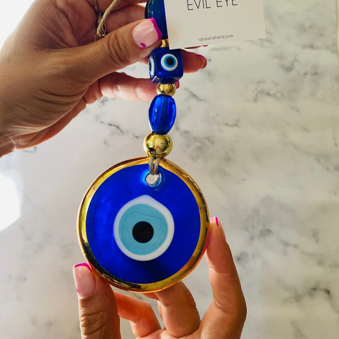 EVIL EYE Wall Hanging, Suncatcher, Wall Art, New Home Gift, Home Decor ...