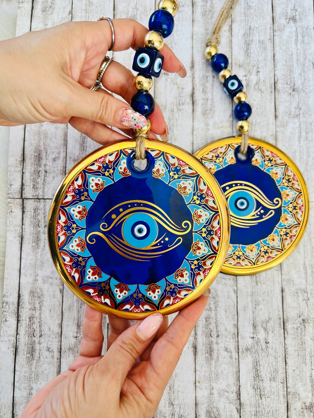 Evil Eye Wall Hanging, Wvil Eye Wall Decor House Protection, Home Decor ...