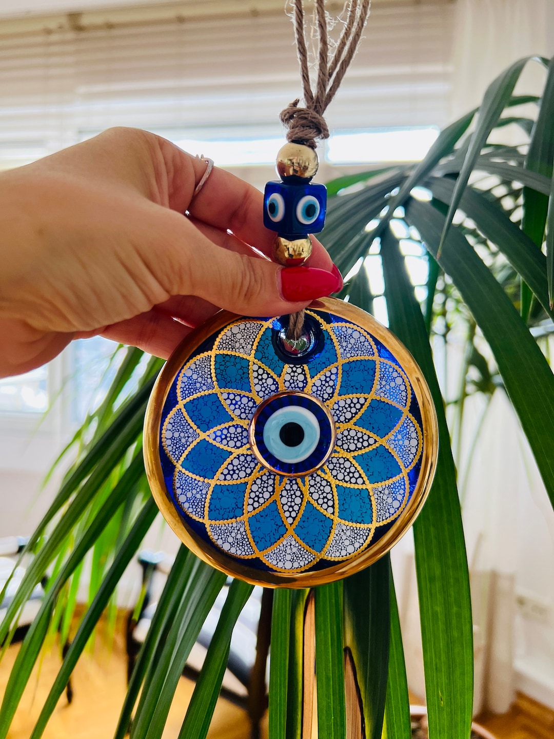 Evil Eye Wall Hanging, House Protection, Home Decor, New Home Gift Idea ...