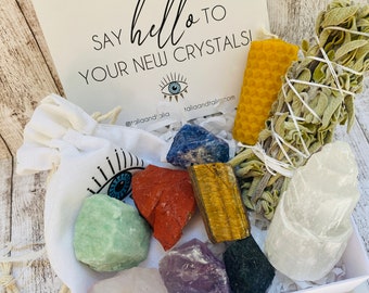 Beginners Crystal Set - 20pcs Crystal Starter Kit - Crystal for ...