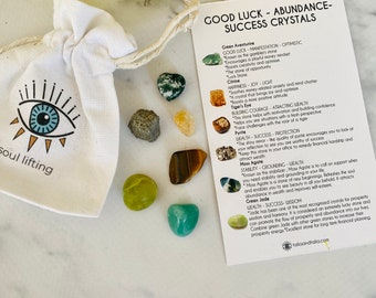 Money Crystals Set Crystals for Manifesting Money Abundance - Etsy