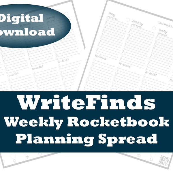Rocketbook Template Printable - Etsy