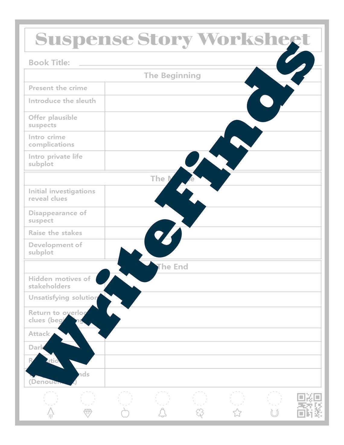 Printable Suspense Story Worksheet for Rocketbook Notebooks - Etsy