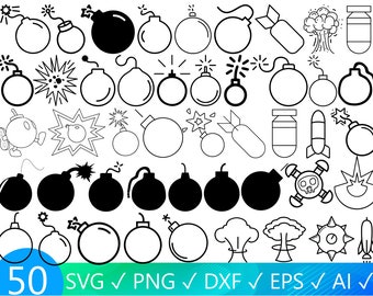 Bomb Svg | Etsy