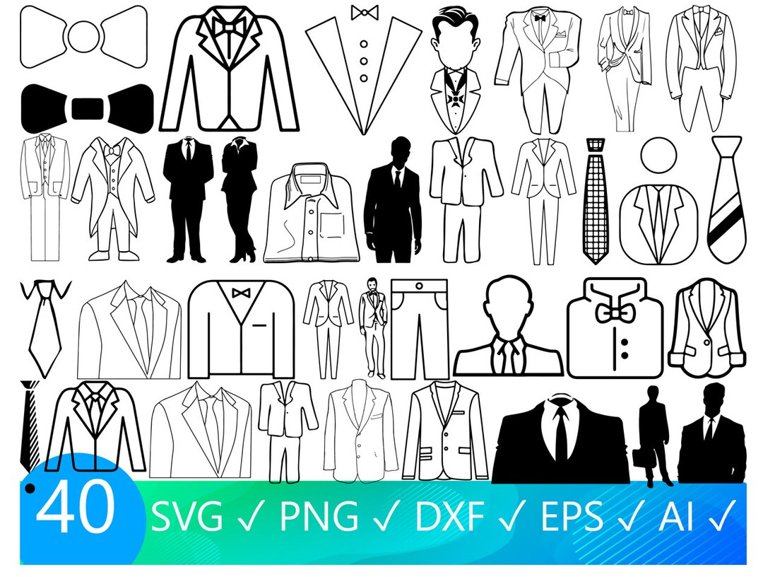 40 Tuxedo Designs, Tuxedo Svg, Tuxedo Dxf, Tuxedo Png, Tuxedo Eps ...