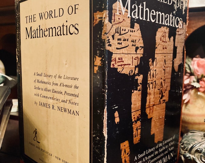 The World of Mathematics by James Newman- Complete Set in Case - Etsy
