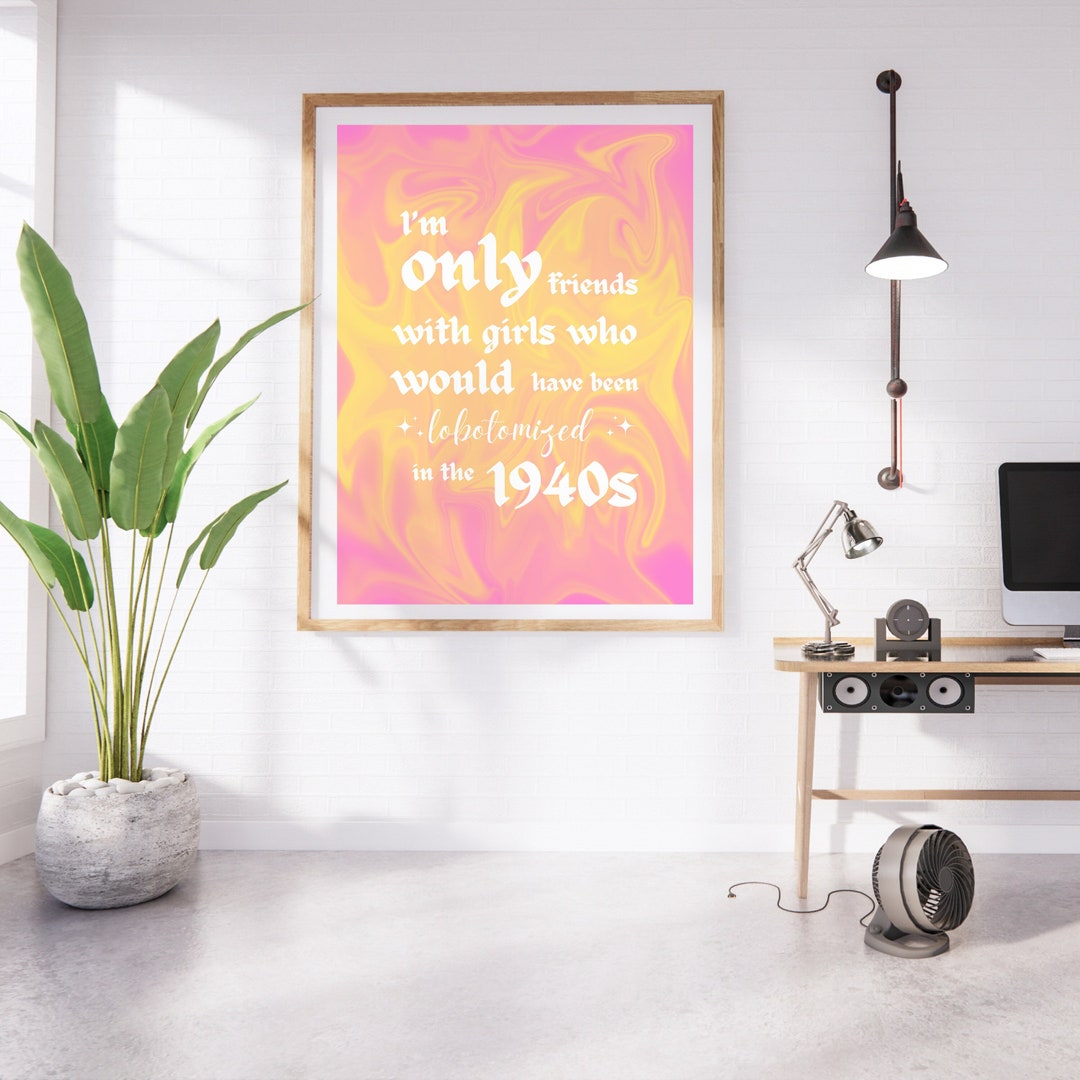 Sad Girl Lobotomy Digital Art Poster - Etsy