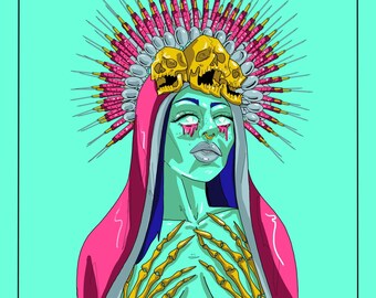 The High Priestess, Printable Digital Wall Art, Illustration - Etsy