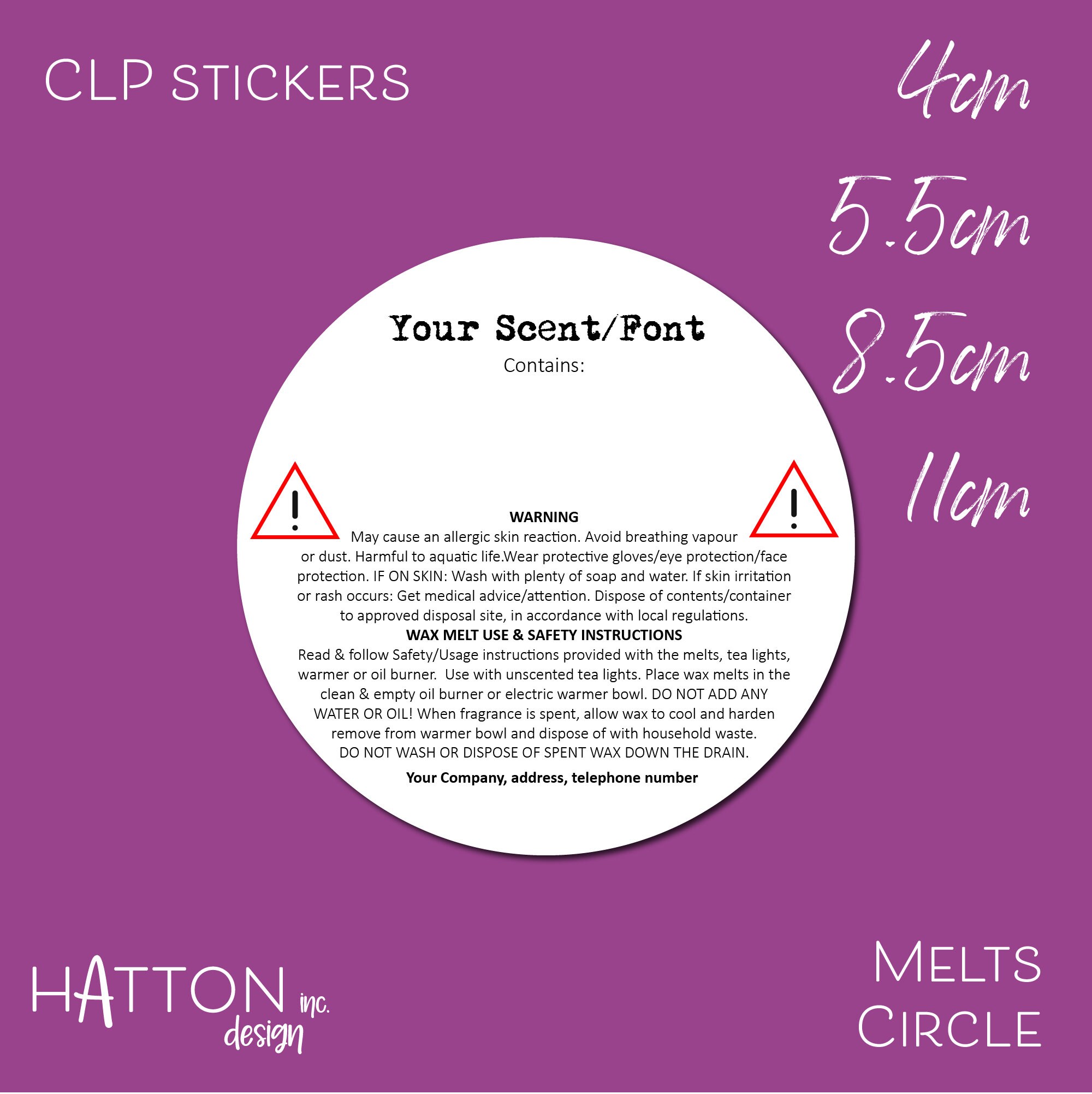 CLP Stickers Multiple Sizes / Shapes Reed Diffuser / Linen - Etsy UK