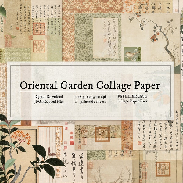 Oriental Paper - Etsy