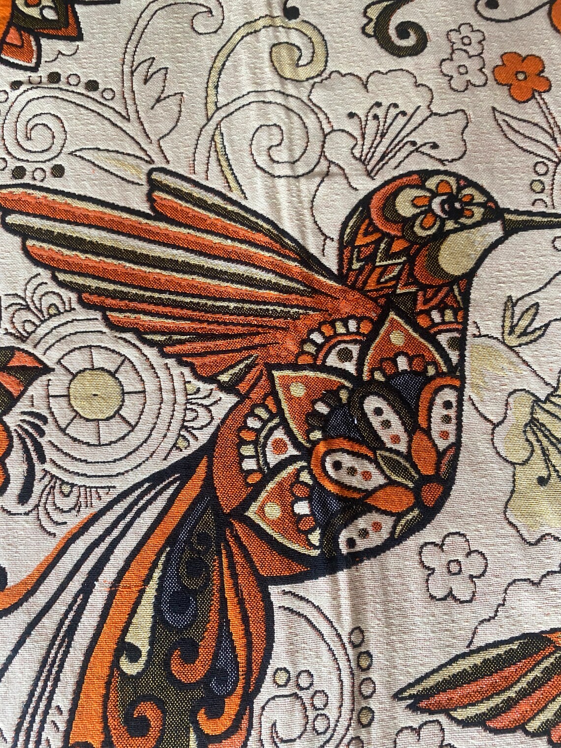 Stunning Hummingbird Colibrì Tapestry Mayan Mexican Art - Etsy