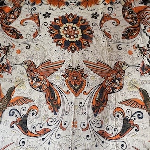 Stunning Hummingbird Colibrì Tapestry Mayan Mexican Art - Etsy