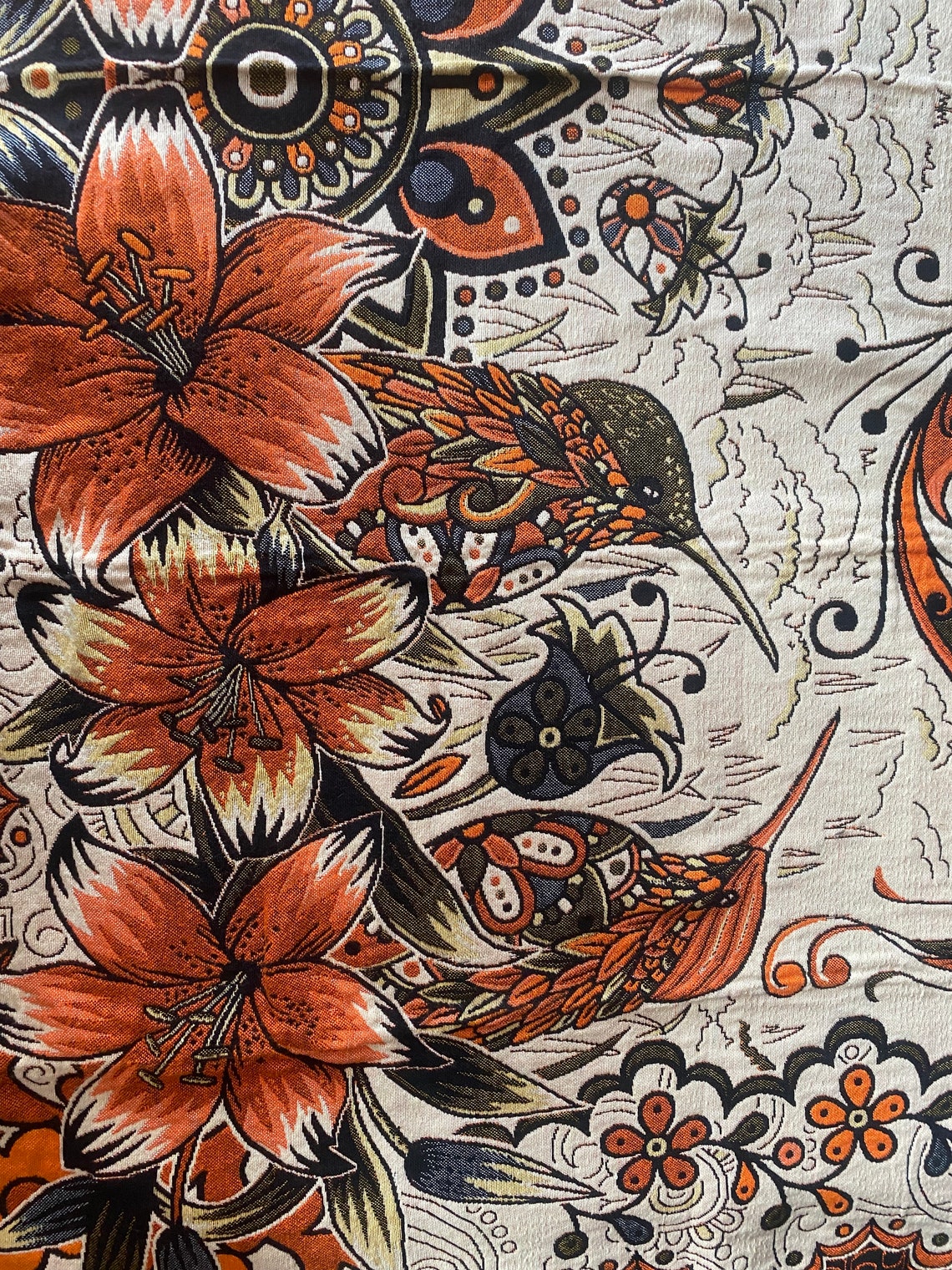 Stunning Hummingbird Colibrì Tapestry Mayan Mexican Art - Etsy