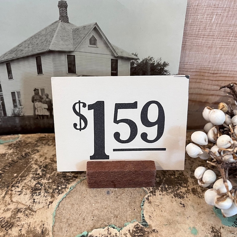 Antique Price Tags - Etsy