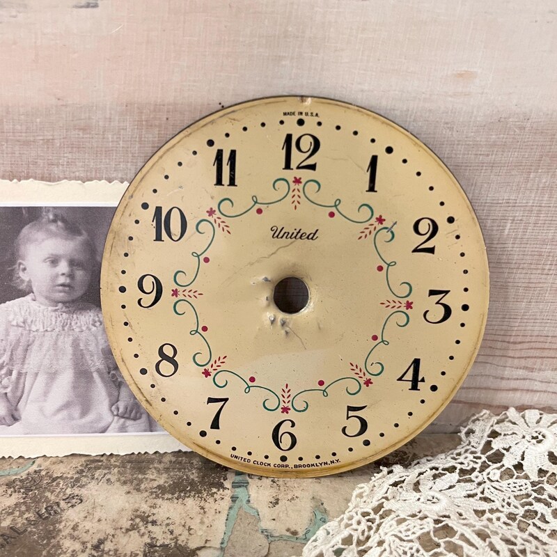 Vintage Clock Face - Etsy