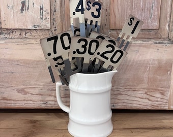 Antique Cash Register Flags, Vintage Decor, Number, Industrial - Etsy