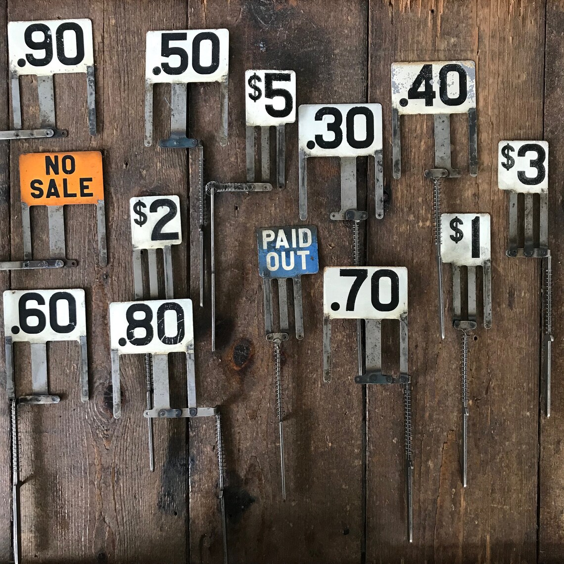 Cash Register Numbers Vintage Flags Salvaged Farmhouse Decor - Etsy