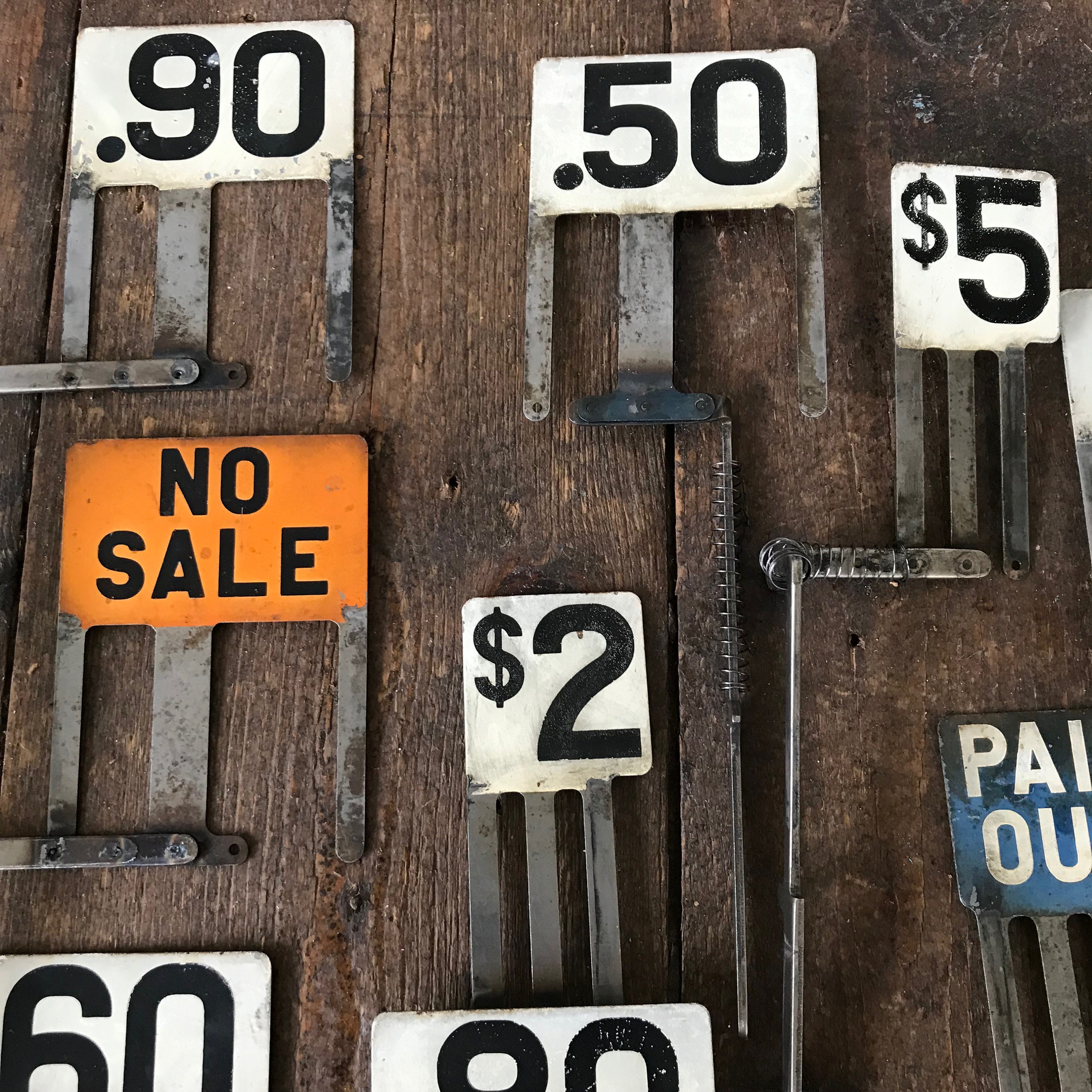 Cash Register Numbers Vintage Flags Salvaged Farmhouse Decor - Etsy