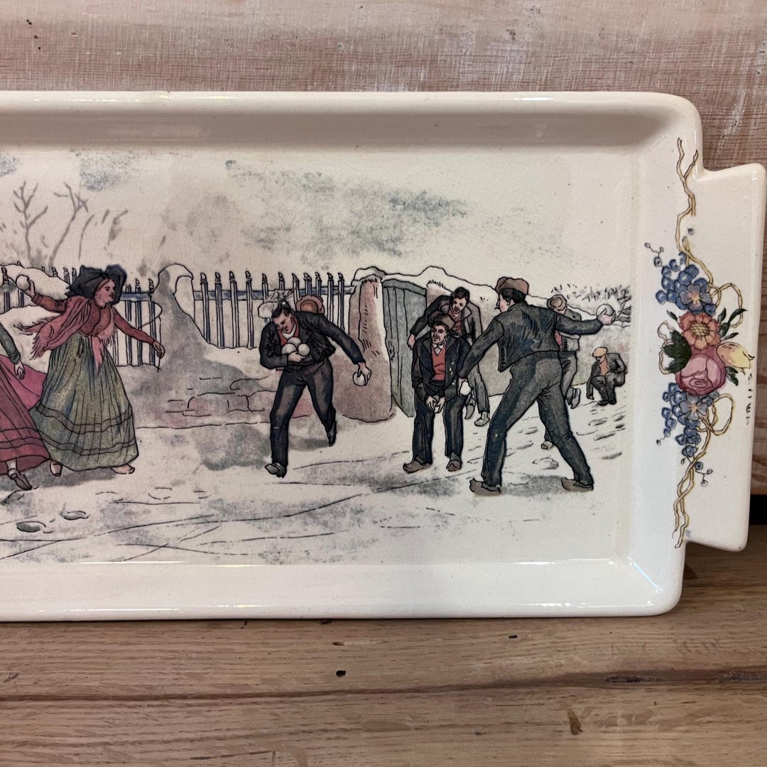 Obernai Pottery Tray Faienceries Sarreguemines France - Etsy