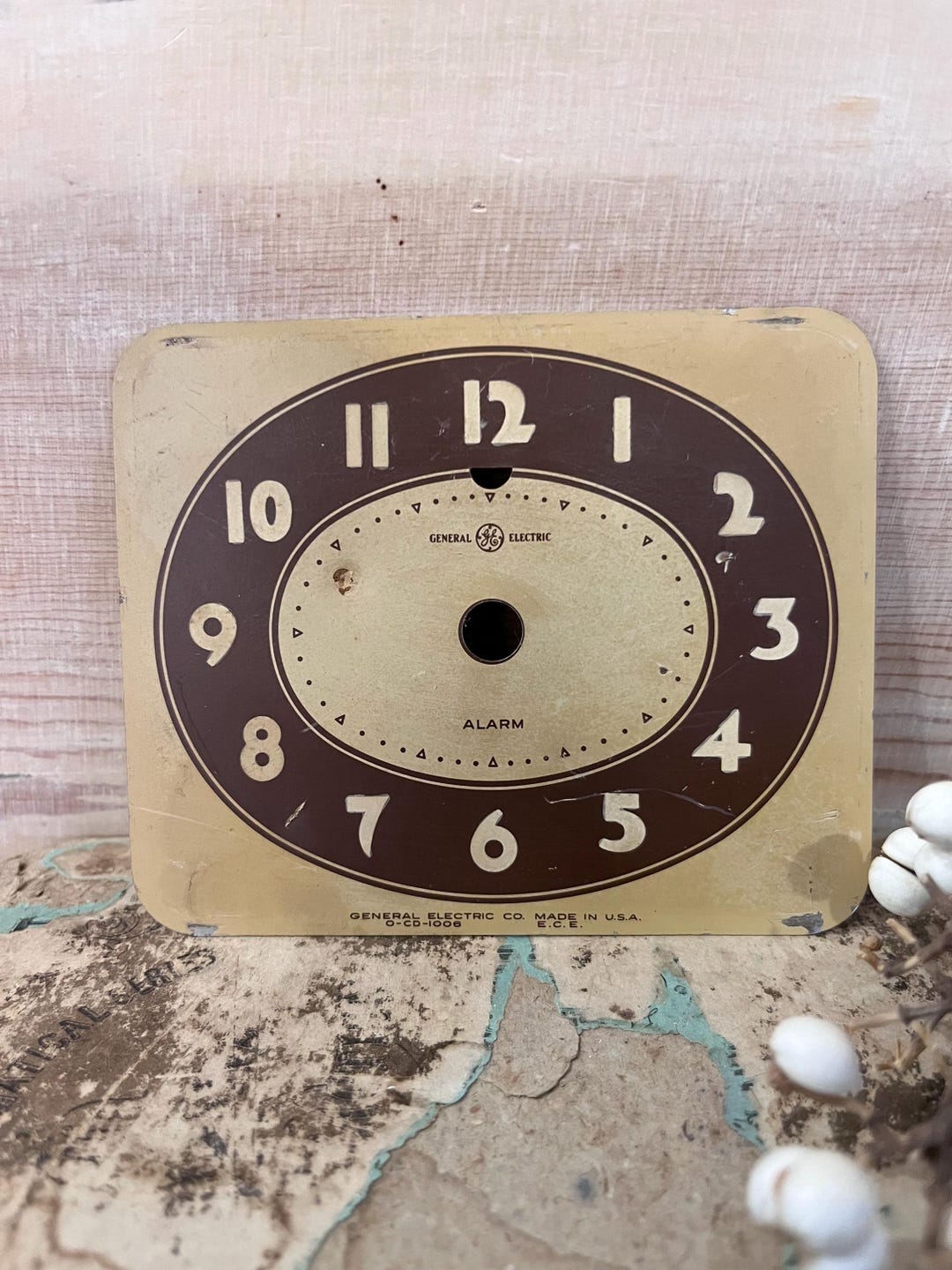 Salvaged Clock Face General Electric - Etsy