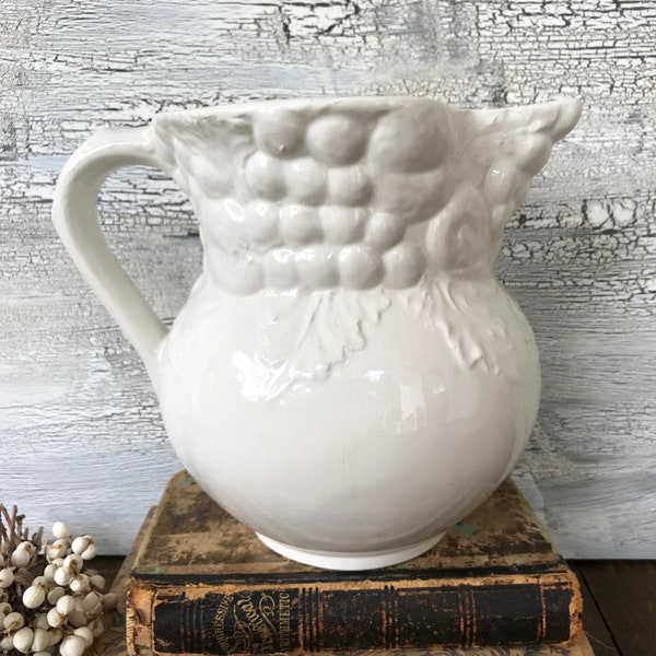 White Pitchers - Etsy