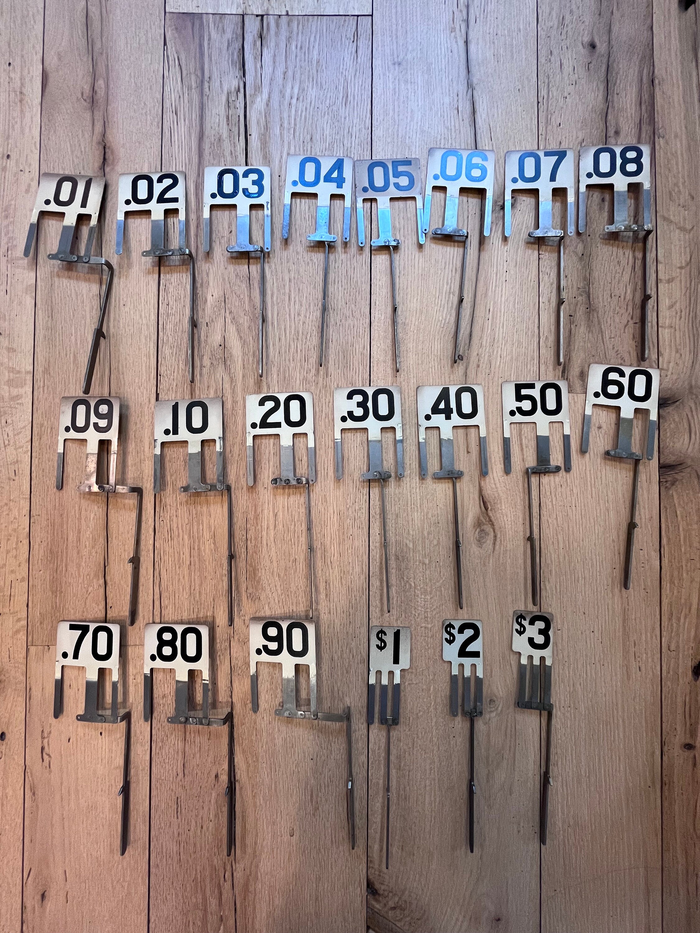 Antique Cash Register Flags Vintage Numbers Salvaged Farmhouse Decor - Etsy