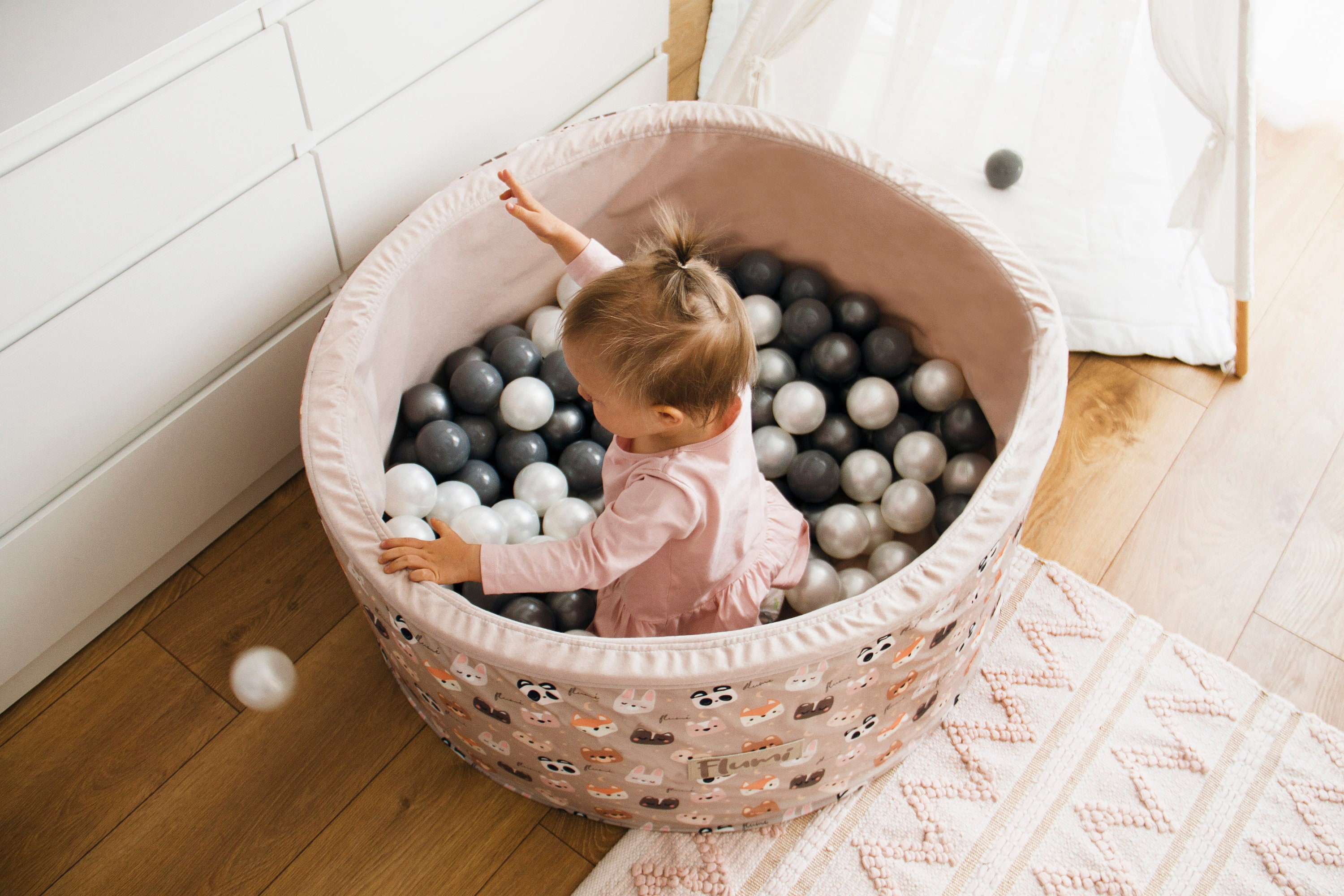 Ball Pit With Personalization 200 Balls Handmade Ball Pool - Etsy