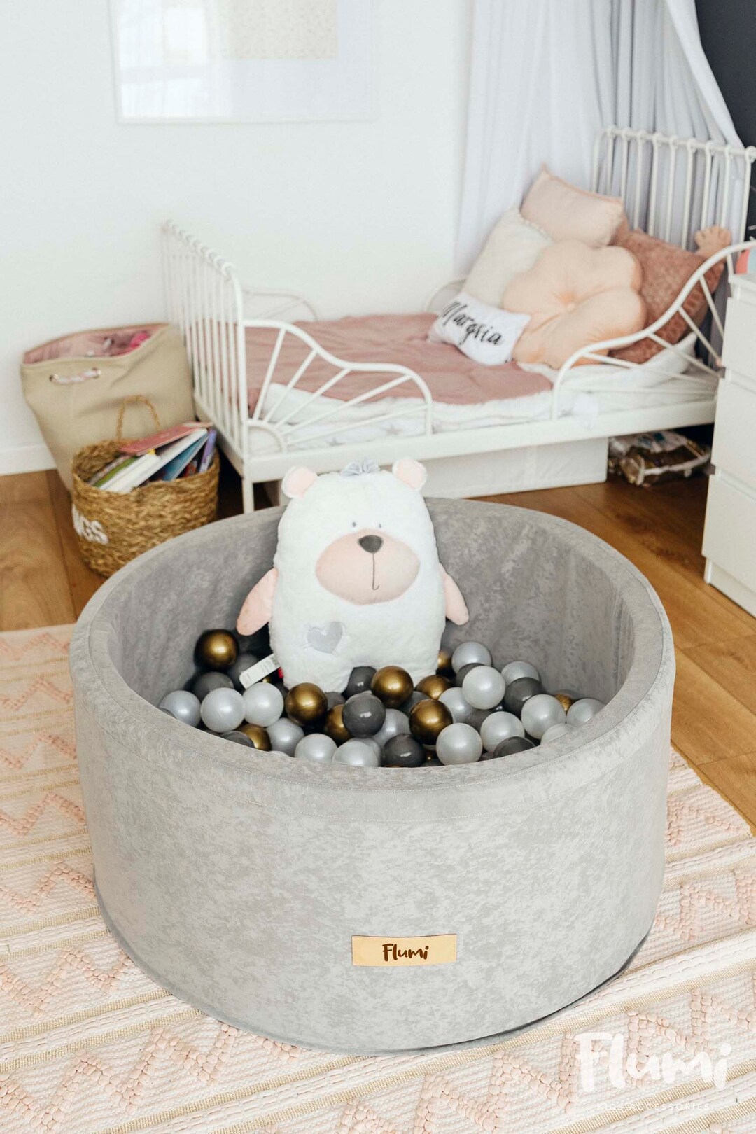 Ball Pit With Personalization 200 Balls Handmade Ball Pool for Kids ...