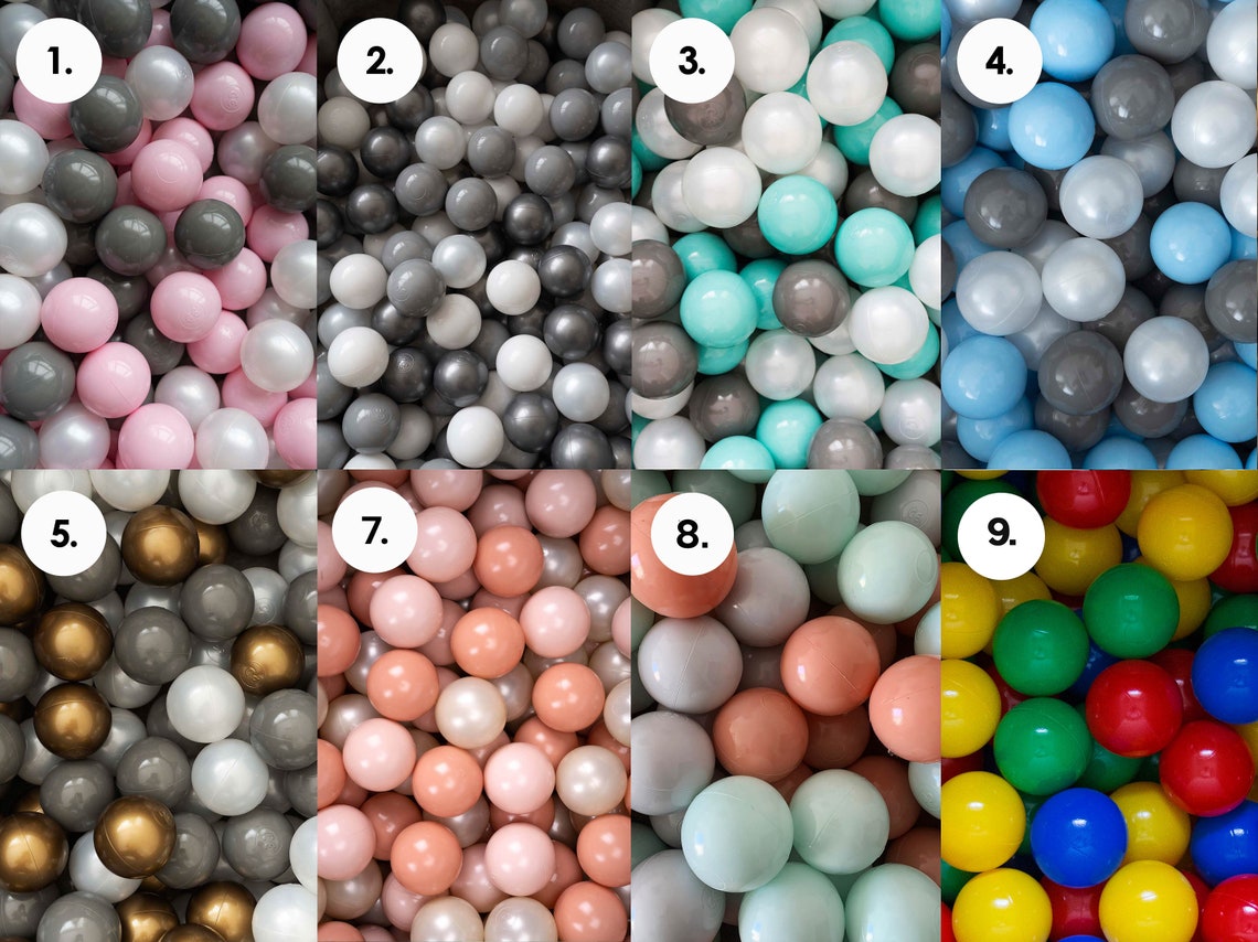 Ball Pit With Personalization 200 Balls Handmade Ball Pool - Etsy